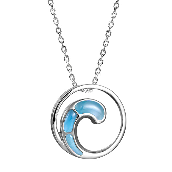 Larimar Wave Pendant – Garrick Jewelers PA