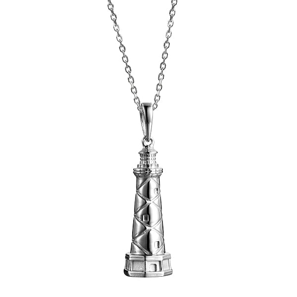 Sterling Silver Lighthouse Pendant – Garrick Jewelers PA